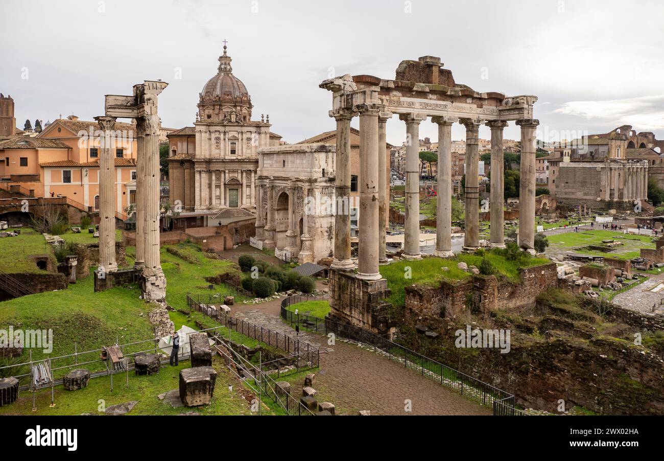 Roman meeting place hi-res stock photography and images - Alamy