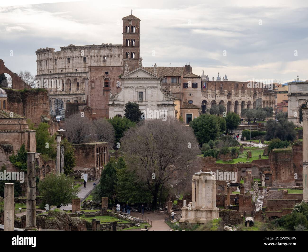 Colosseum forum romanum hi-res stock photography and images - Alamy