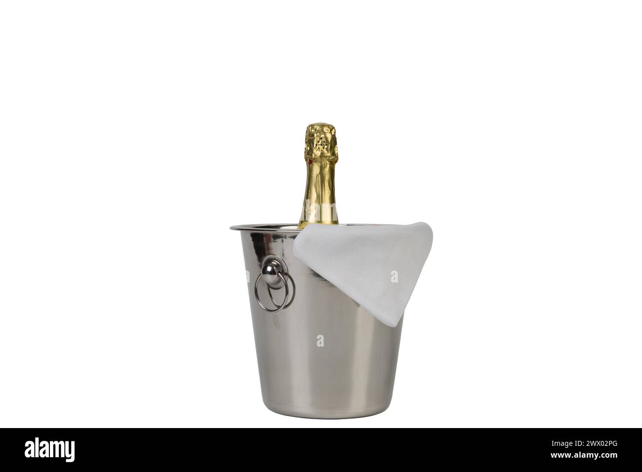 Champagne bucket with cloth hi-res stock photography and images - Alamy
