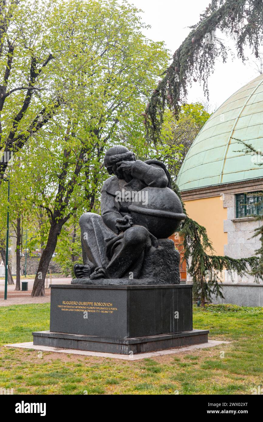 Milan, Italy - 30 March 2022: The Milan Planetarium, Planetario di ...
