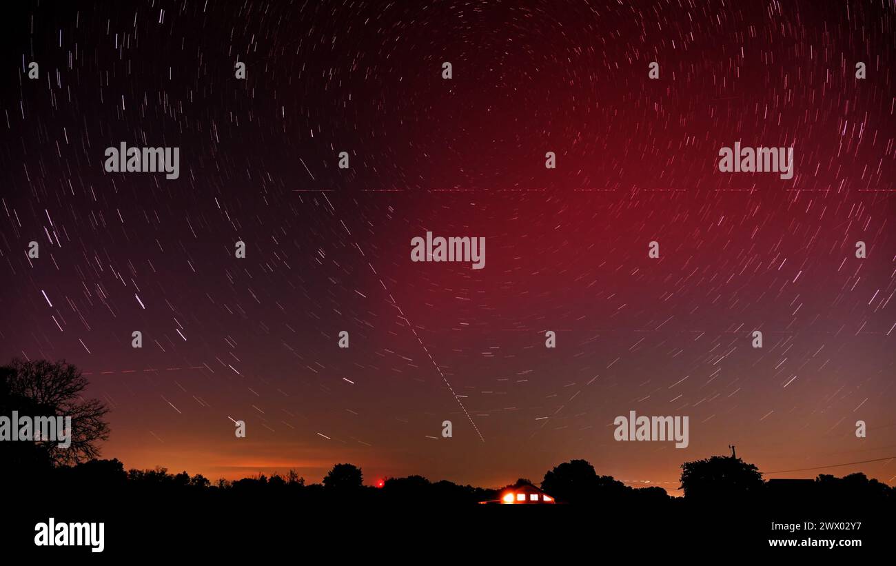 Stable auroral red arc hi-res stock photography and images - Alamy