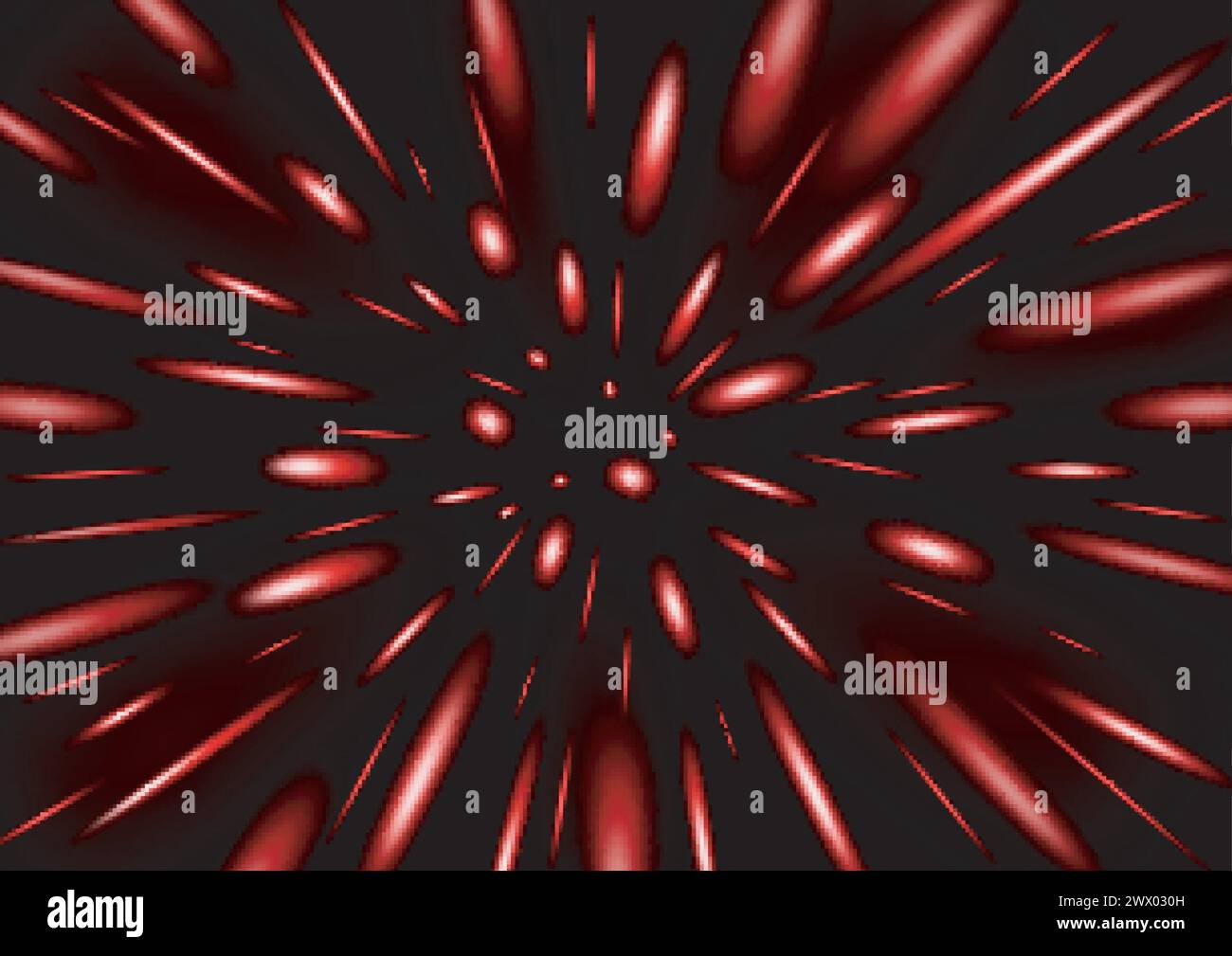 Red particle Stock Vector Images - Alamy