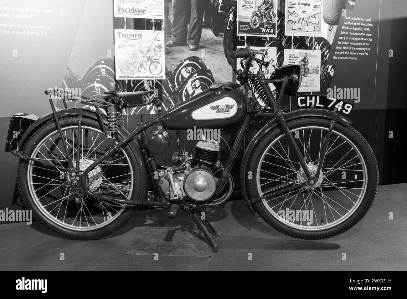 James 1950s motorcycle motorbike hi-res stock photography and images ...