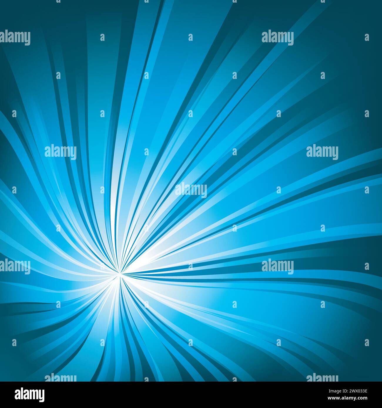 Abstract Blue Light Twisted Background, Vector Illustration Stock ...