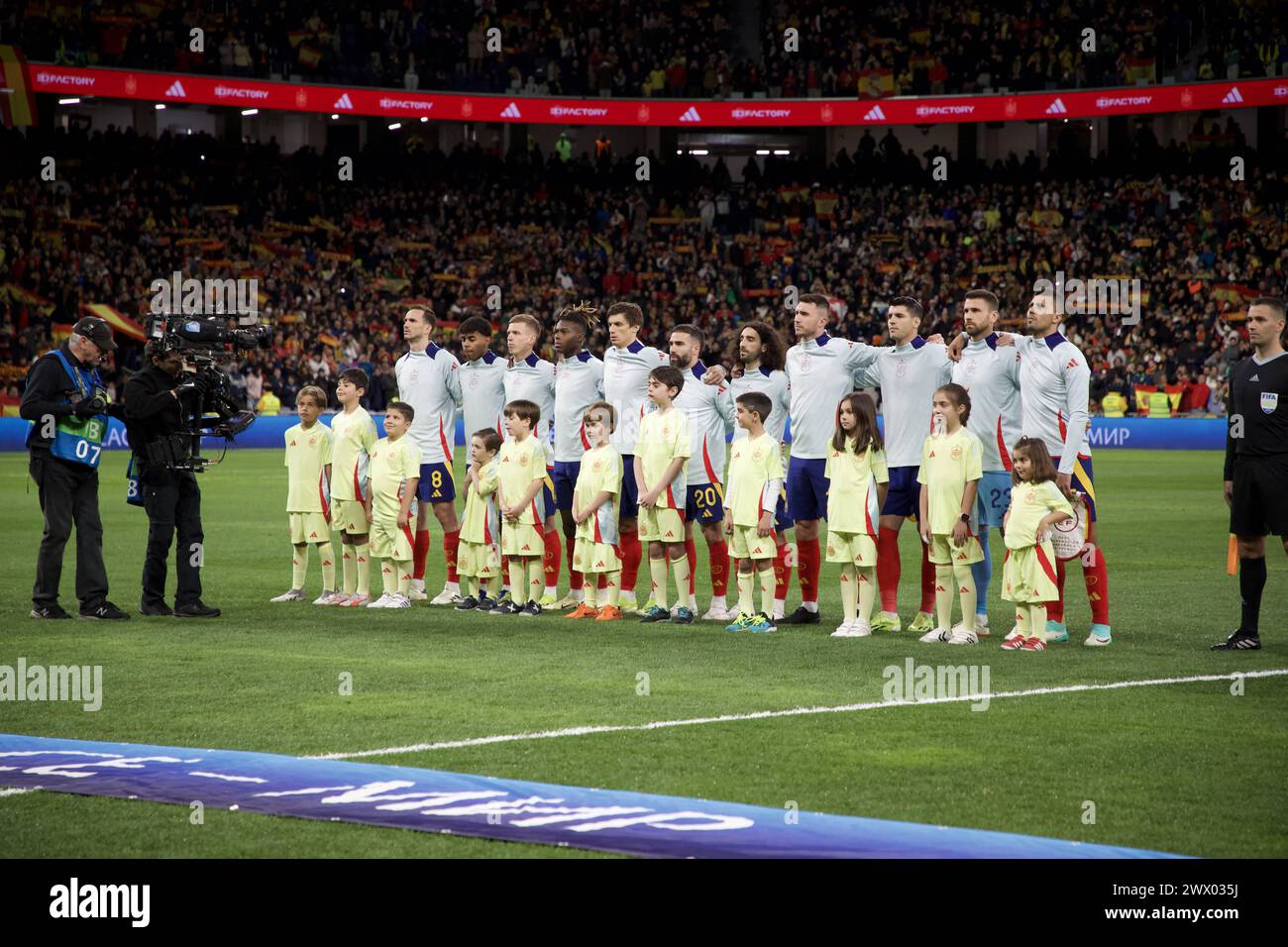 Madrid, Spain. 26th Mar, 2024. International friendly football match ...
