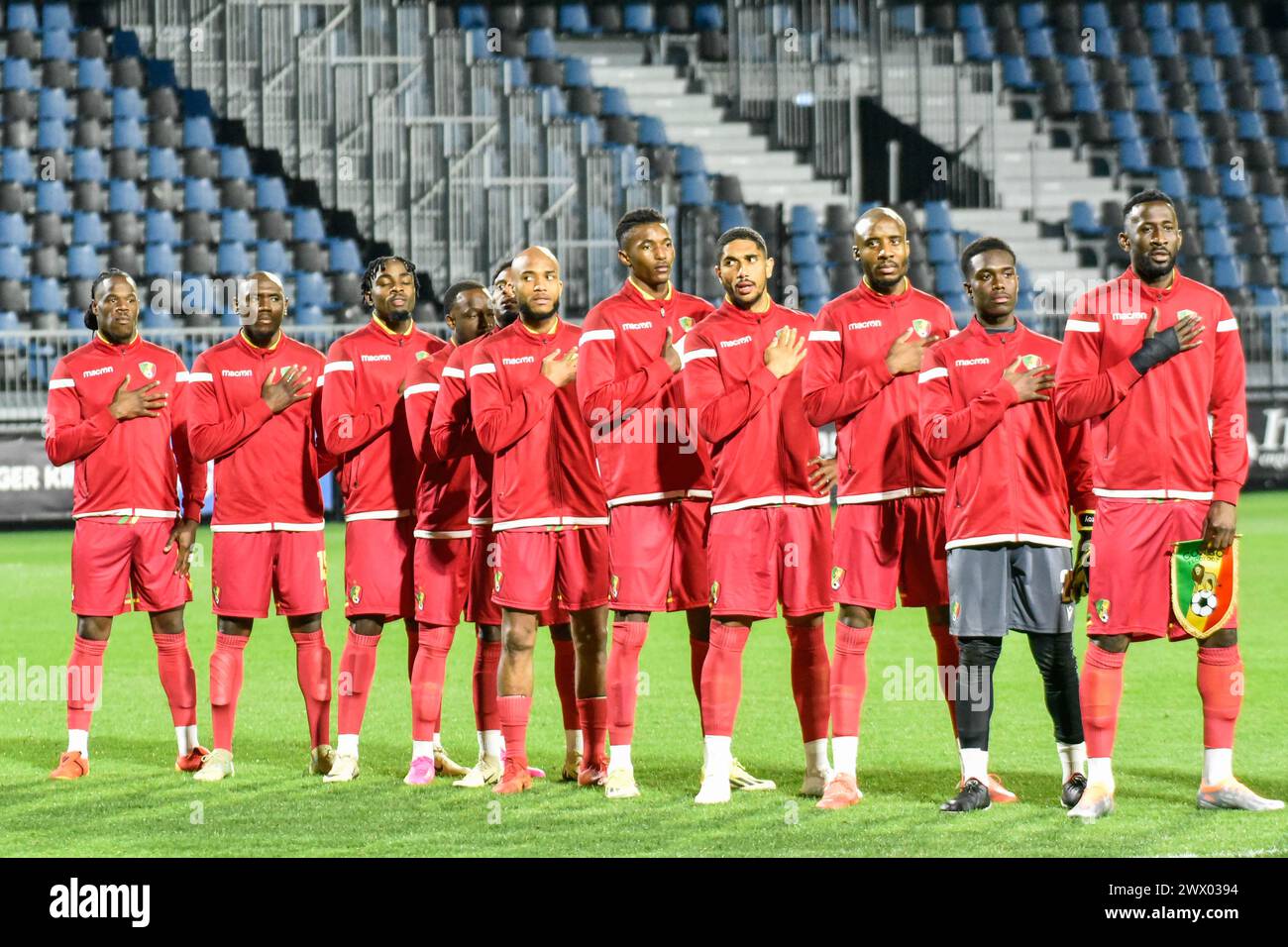 CHAMBLY, FRANCE - MARCH 25; cONGO during the FIFA International ...