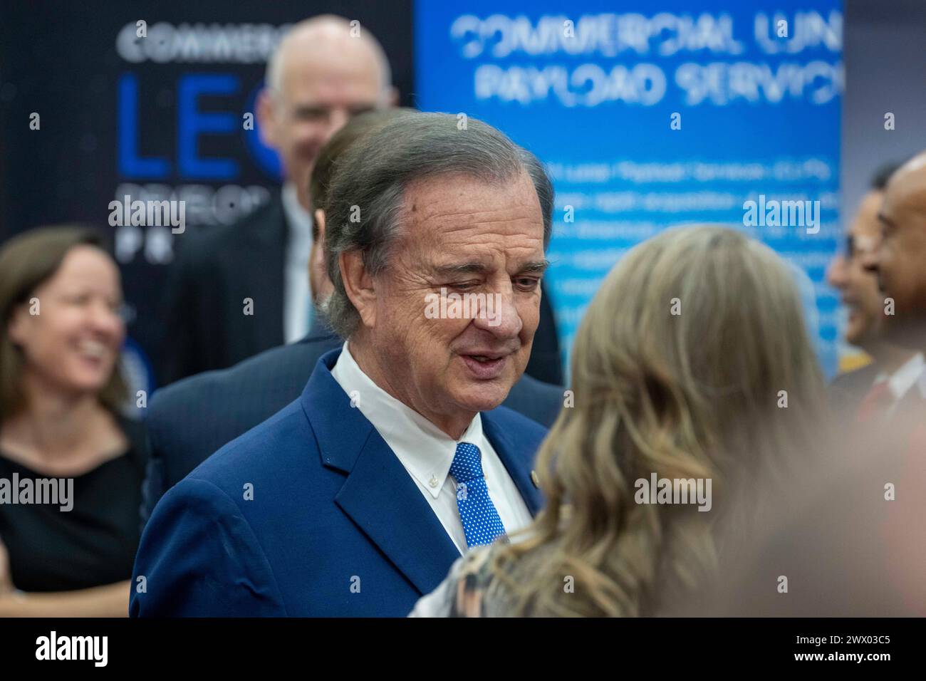 Houston, Tx, USA. 26th Mar, 2024. Texas A&M Chancellor JOHN SHARP talks ...
