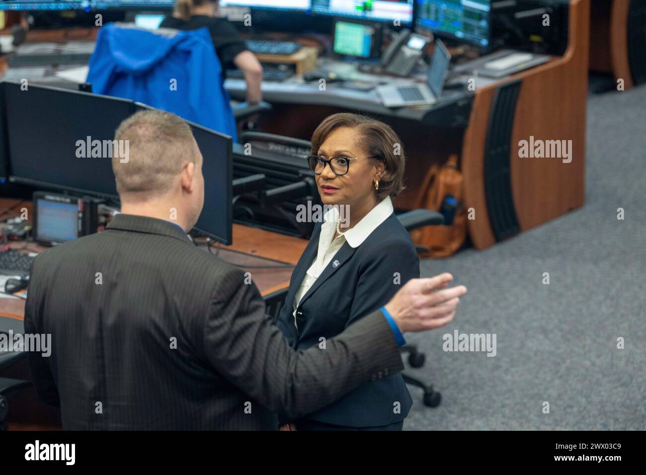 Houston, Tx, USA. 26th Mar, 2024. NASA Director VANESSA WYCHE talks ...