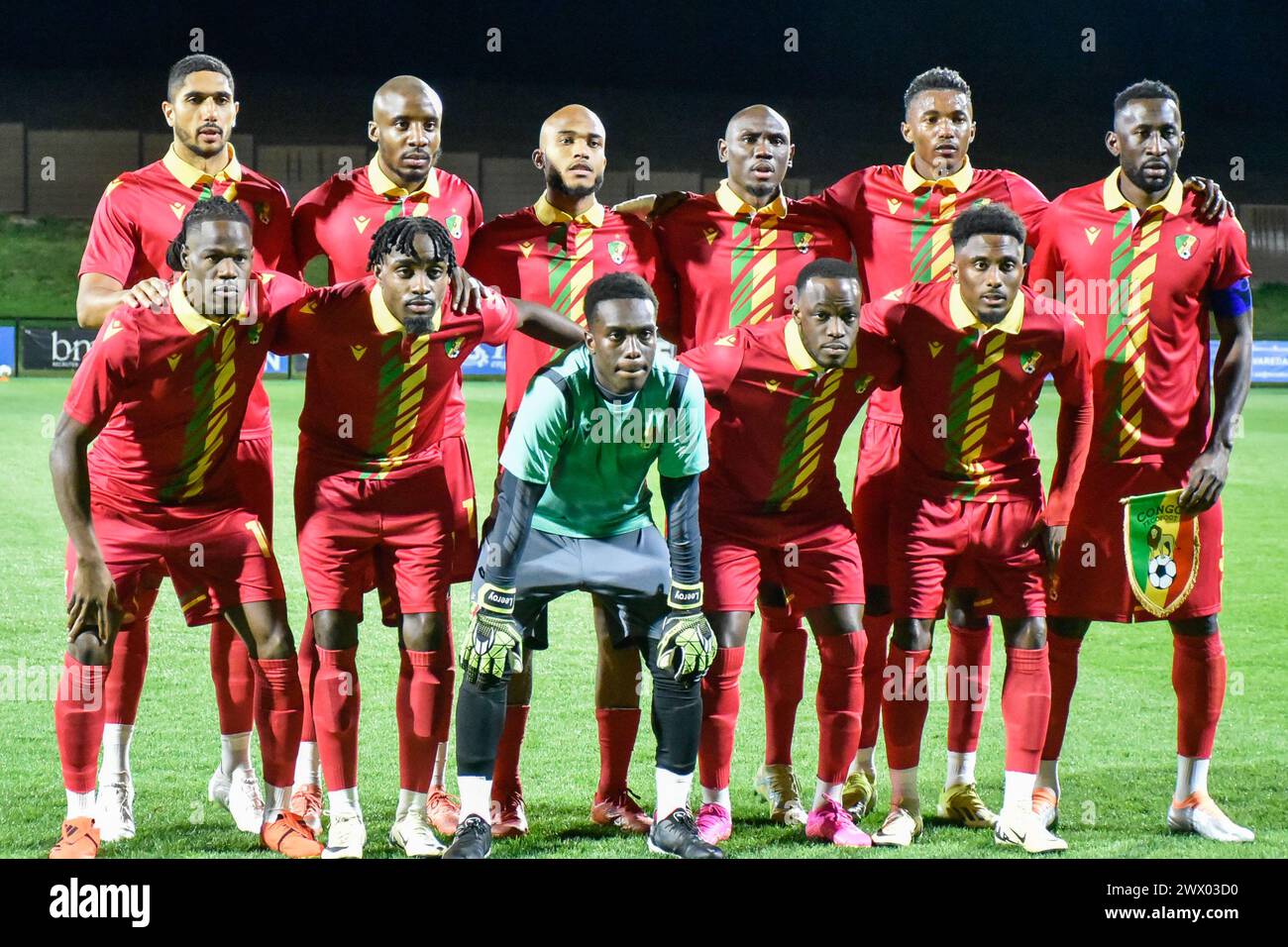 CHAMBLY, FRANCE - MARCH 25; cONGO during the FIFA International ...