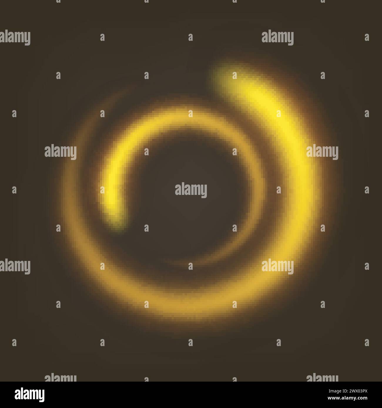 Round Gold Shiny Trail, Vector Illustration Stock Vector Image & Art ...