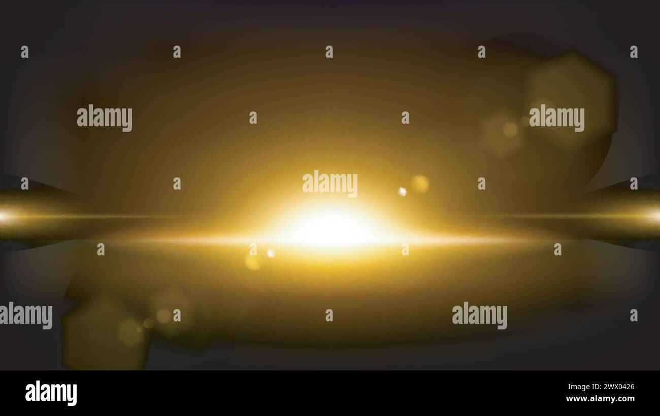 Rising sun flare Stock Vector Images - Alamy