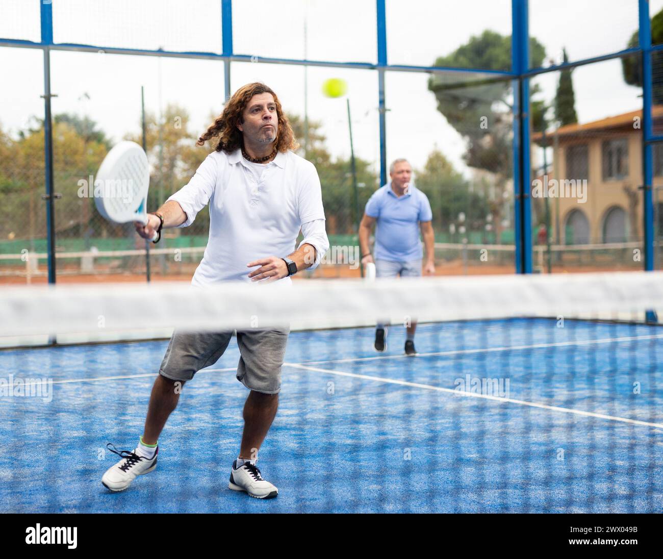 Competitive determined man tennis hi-res stock photography and images ...