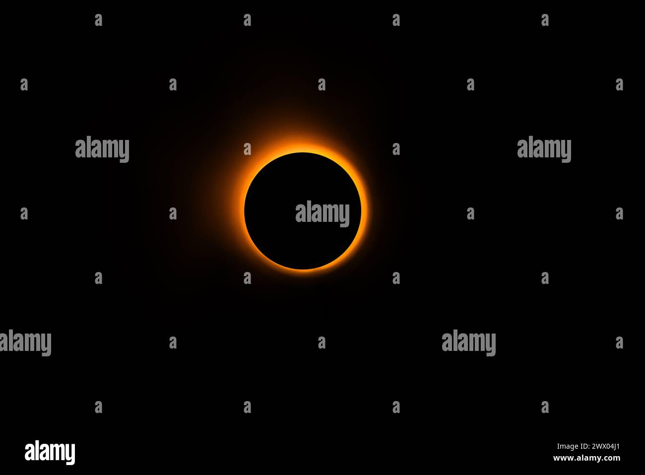 Eclipse recreation images done in a studio using a bright light and a ...