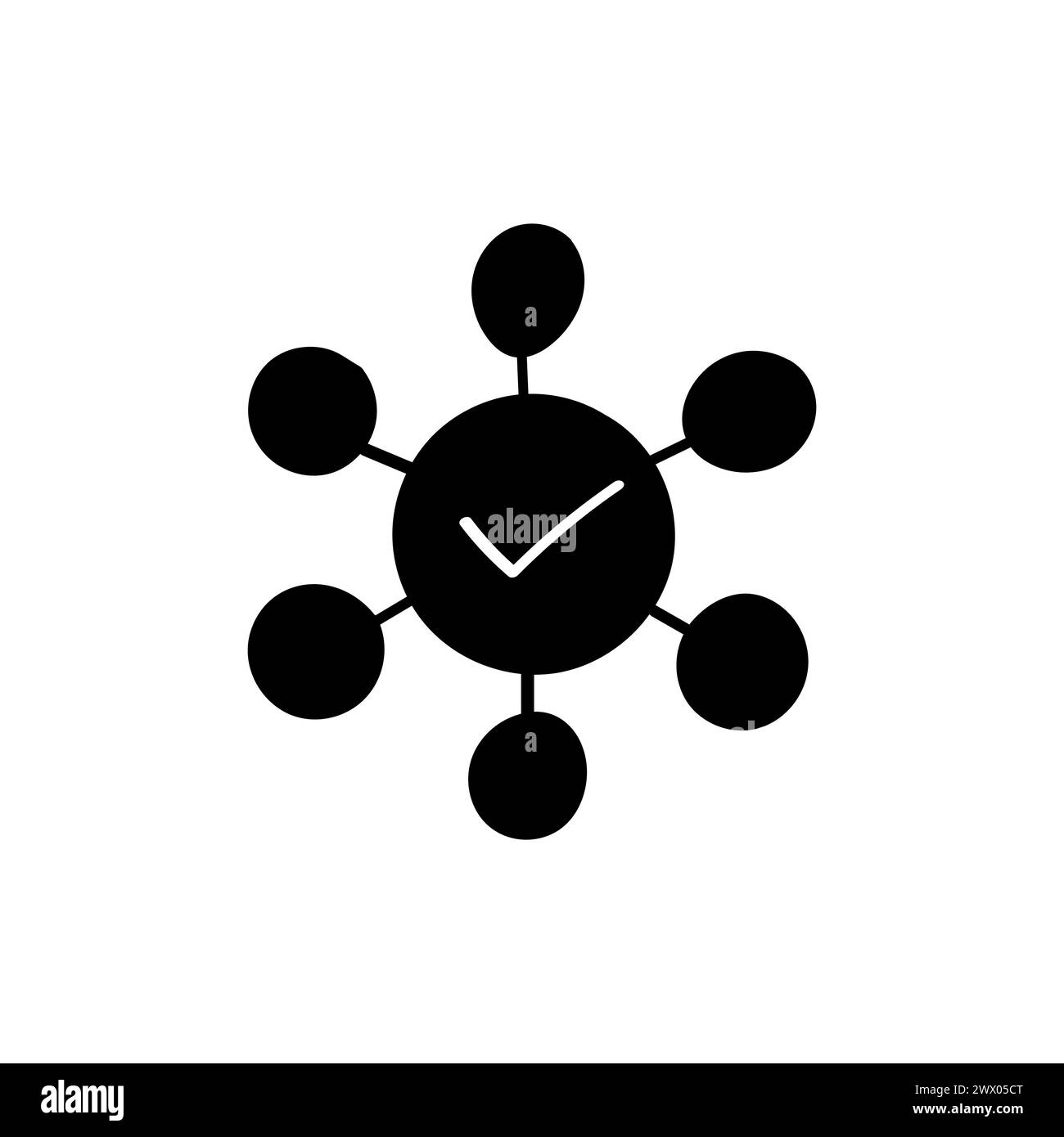 Hand Drawn flat icon for access Stock Vector Image & Art - Alamy