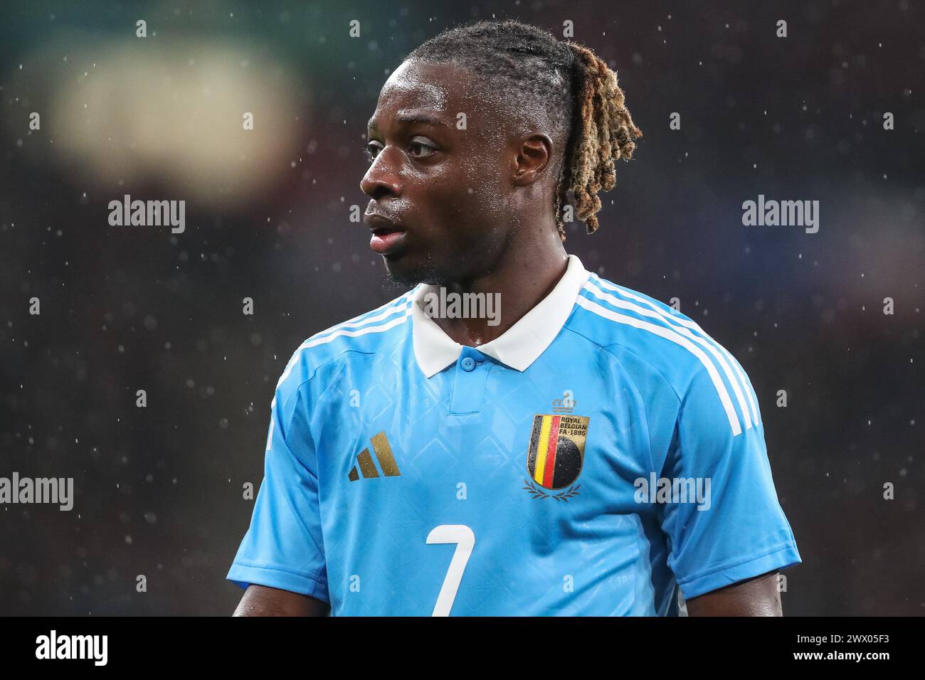 Jeremy Doku of Belgium during the International Friendly match England ... Jeremy Doku of Belgium during the International Friendly match England ...