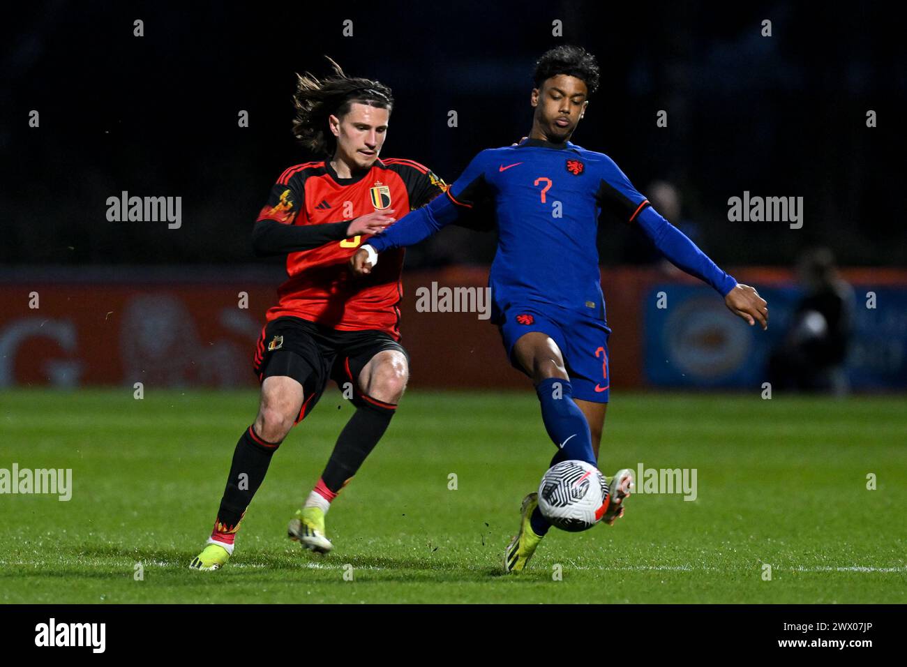 Veendam, The Netherlands. 26th Mar, 2024. Vincent Burlet (5) of Belgium ...