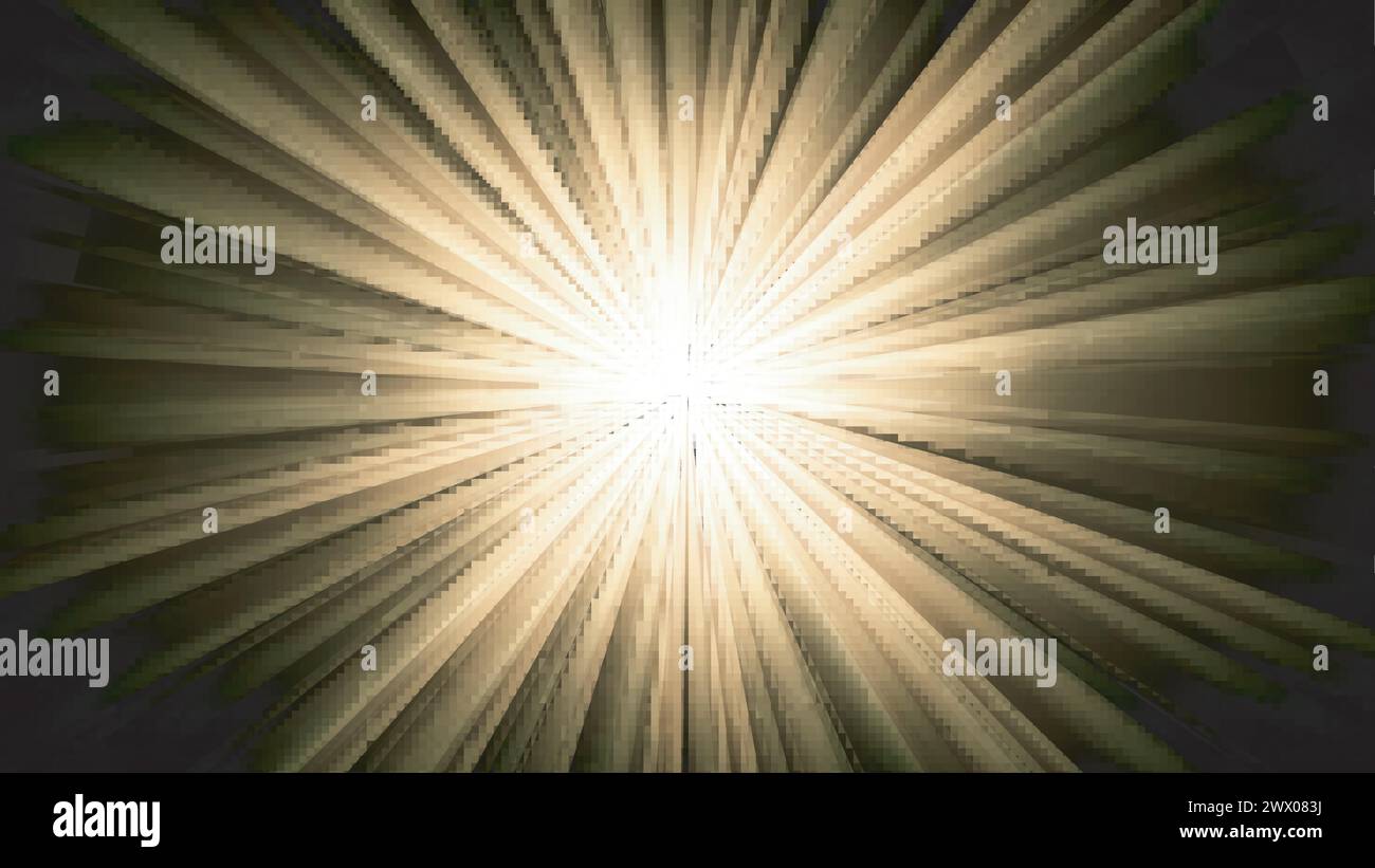 Light Shining From Darkness Vector Illustration Stock Vector Image ...