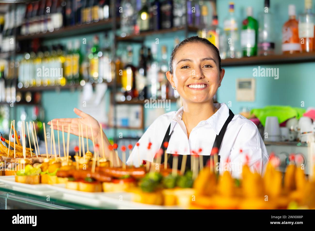 Woman serving sandwiches cheese hi-res stock photography and images - Alamy