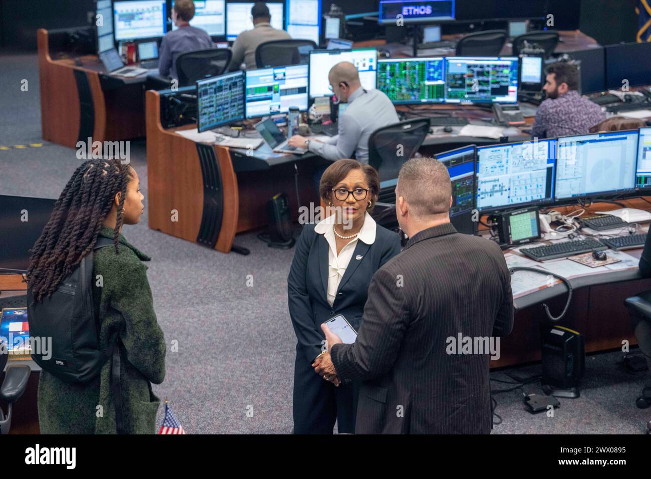 Houston, Tx, USA. 26th Mar, 2024. NASA Director VANESSA WYCHE talks ...