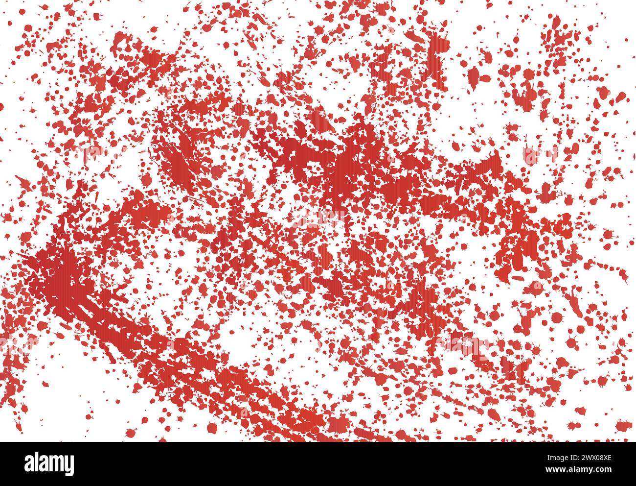 Blood Splashes Hand Made Tracing From Sketch, Vector Illustration Stock ...