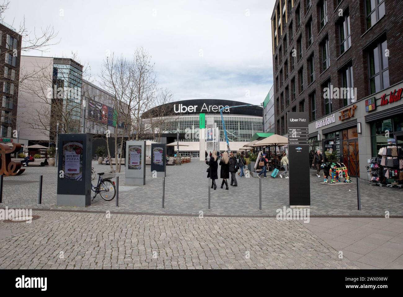 March 26, 2024, Berlin, Germany - The Uber Arena, a modern coliseum of ...