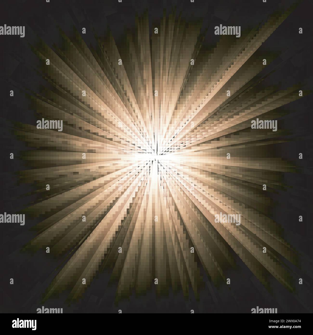 Light Shining From Darkness, Vector Illustration Stock Vector Image ...