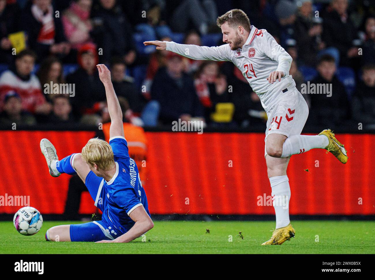 Denmark's Anders Dreyer during the friendly match between Denmark and ...