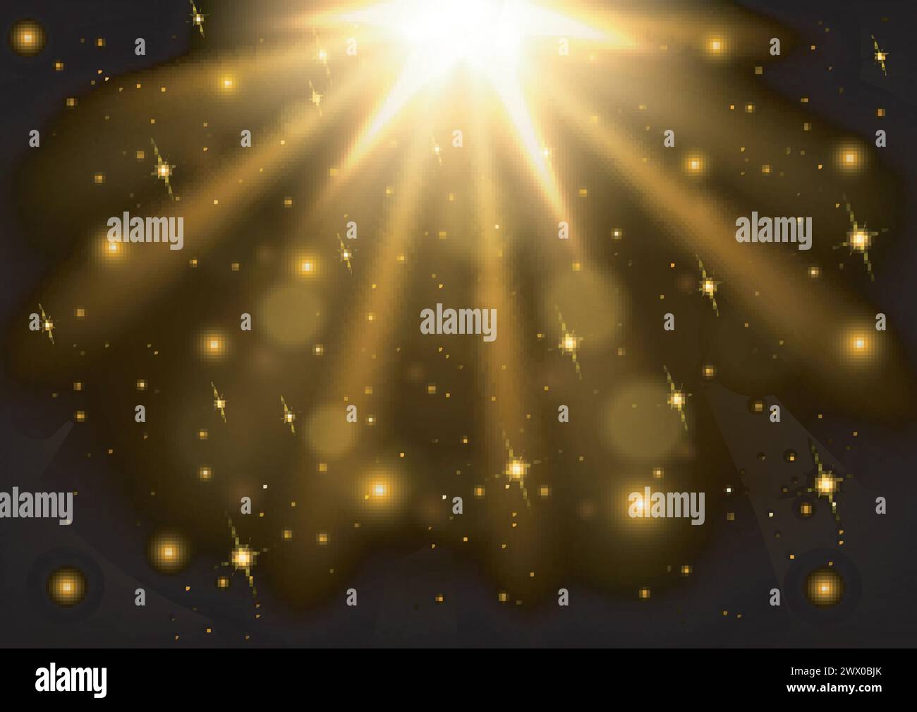 Gold lights Stock Vector Images - Alamy