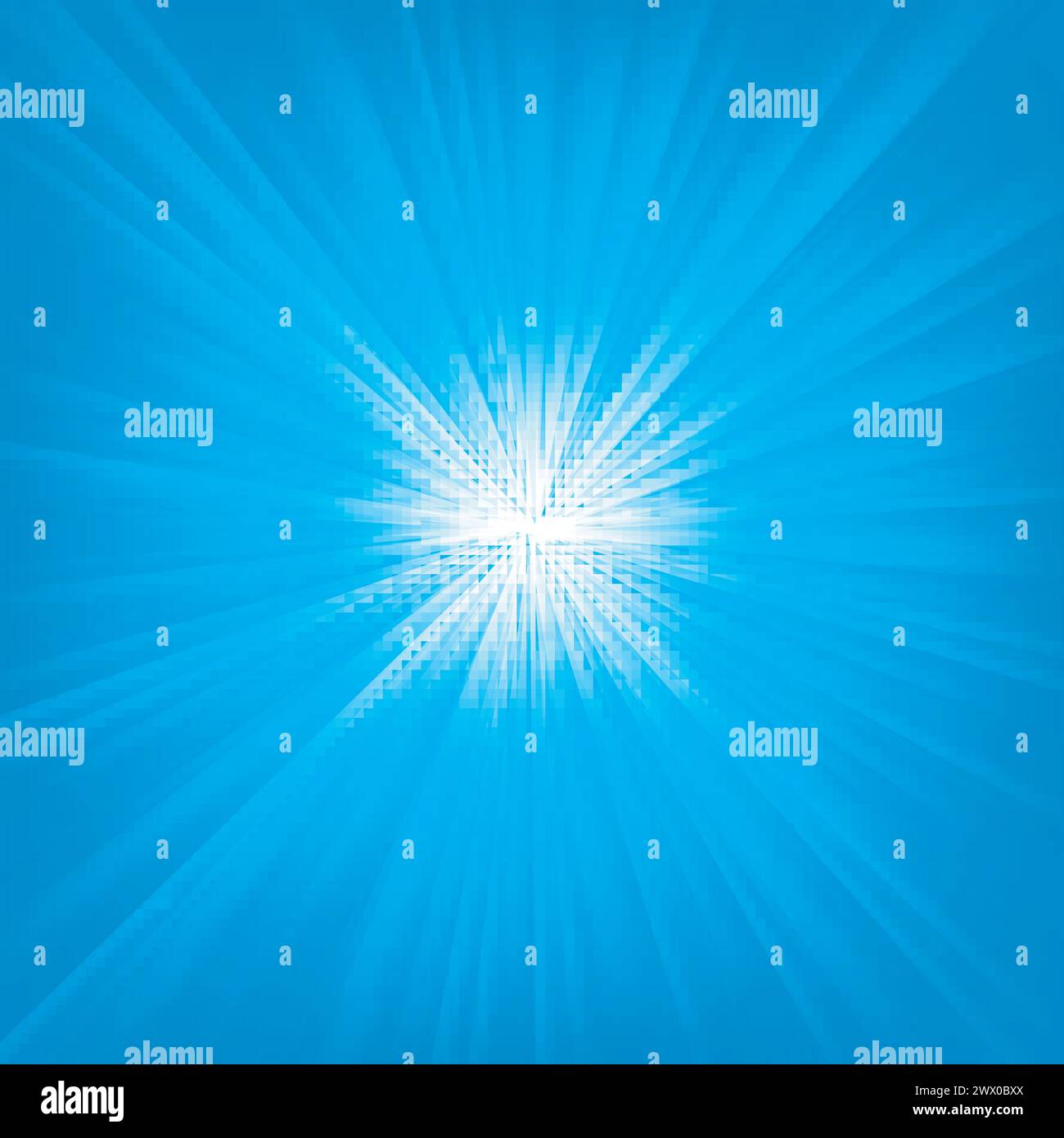 Blue Light Shining On Bright Background, Vector Illustration Stock ...