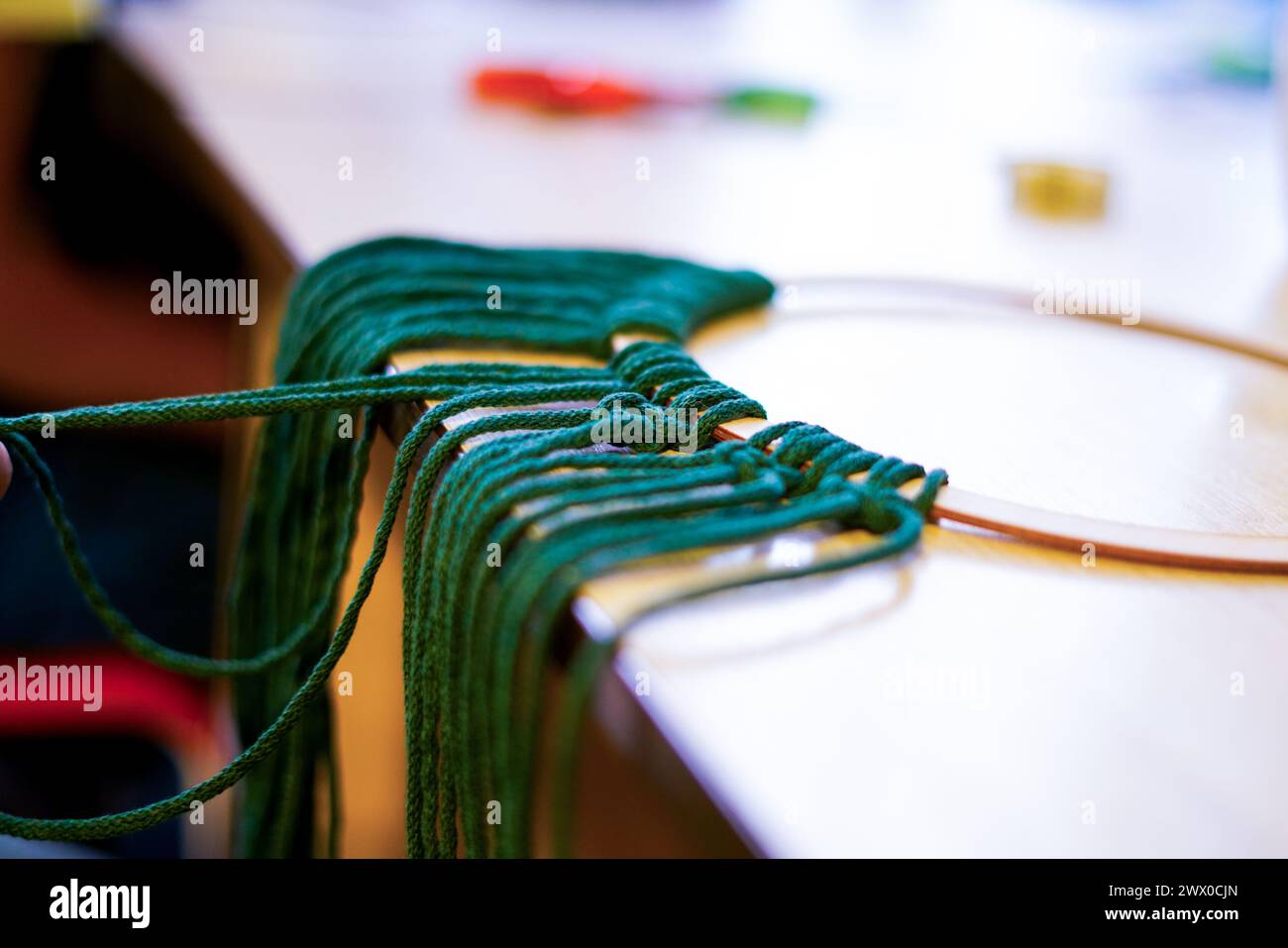Macrame making hi-res stock photography and images - Alamy