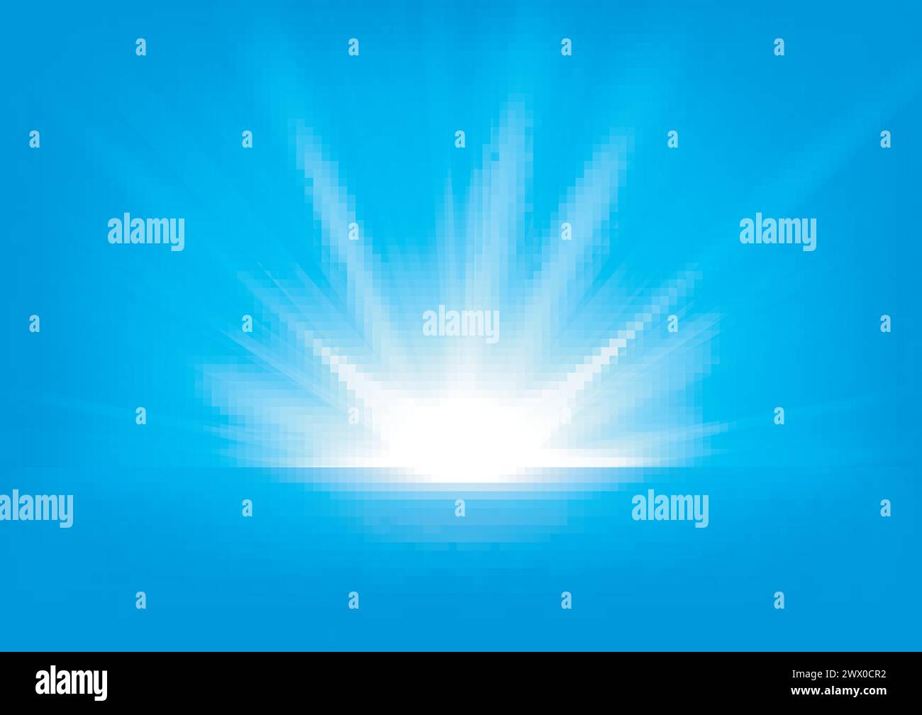 Brilliant sun rising Stock Vector Images - Alamy