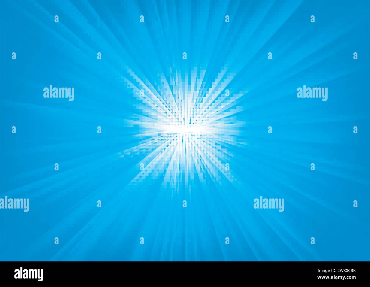 Blue Light Shining On Bright Background, Vector Illustration Stock ...
