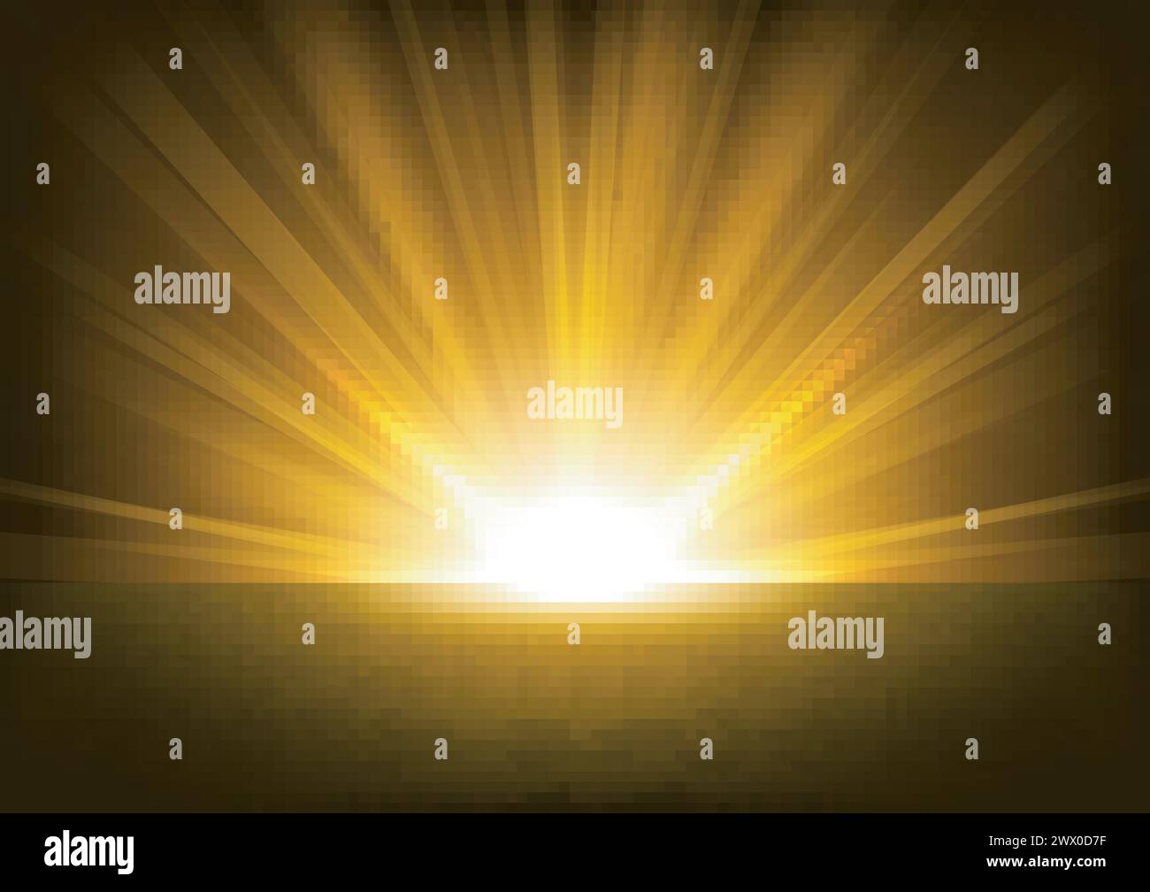 Brilliant sun rising Stock Vector Images - Alamy