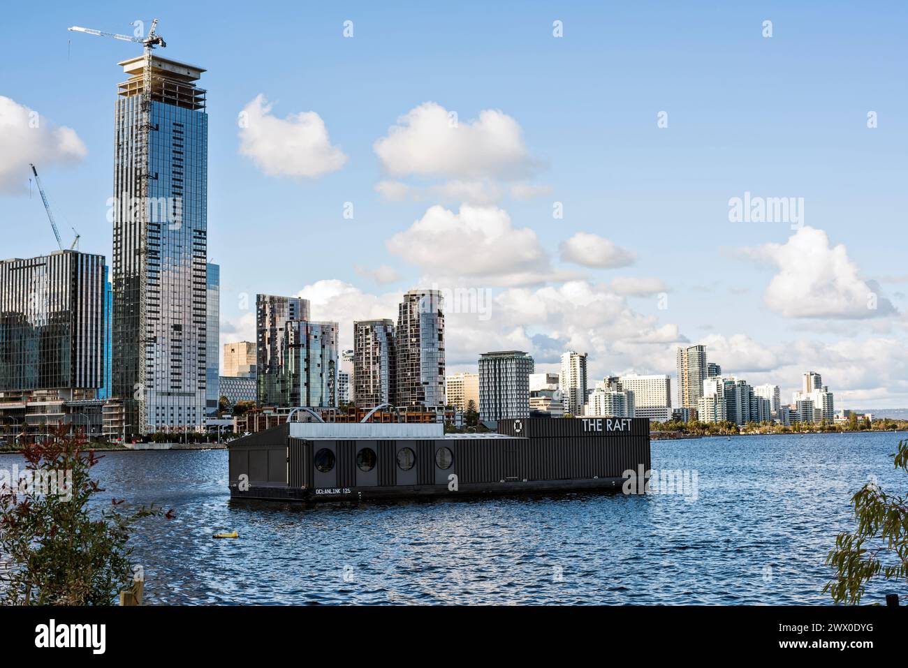 The Raft, floating bar and restaurant, Swan River, Perth, Australia ...