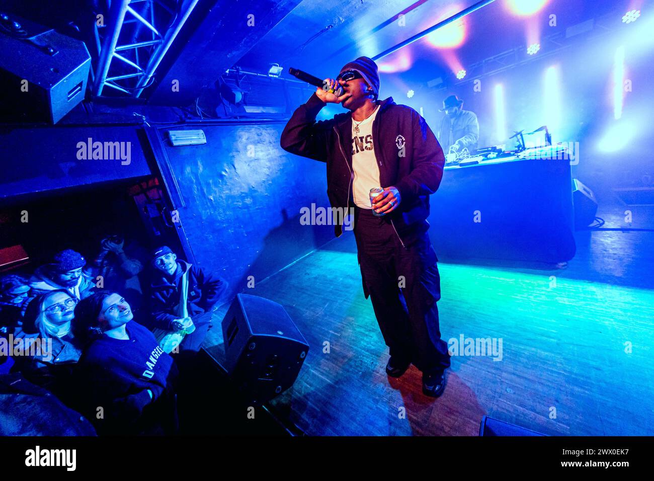 Milano, Italy. 26th Mar, 2024. English rapper Lord Apex performs live ...