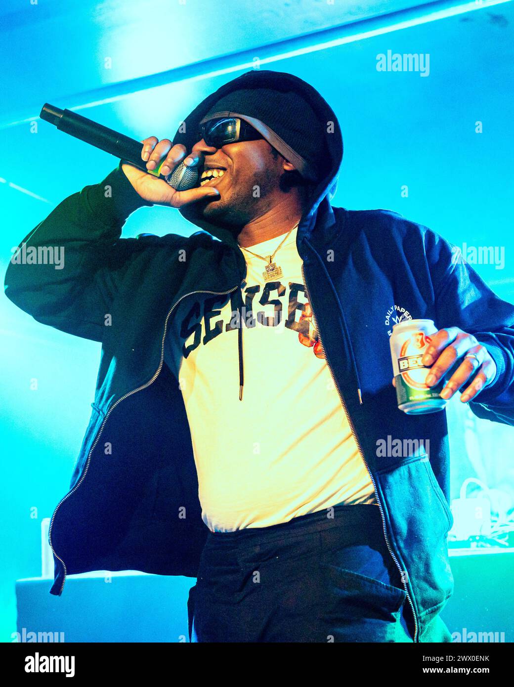 English rapper Lord Apex performs live at Circolo Magnolia in Milano ...