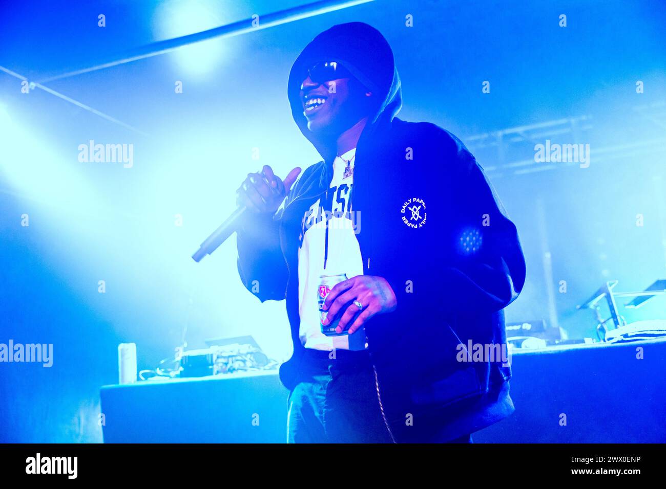English rapper Lord Apex performs live at Circolo Magnolia in Milano ...