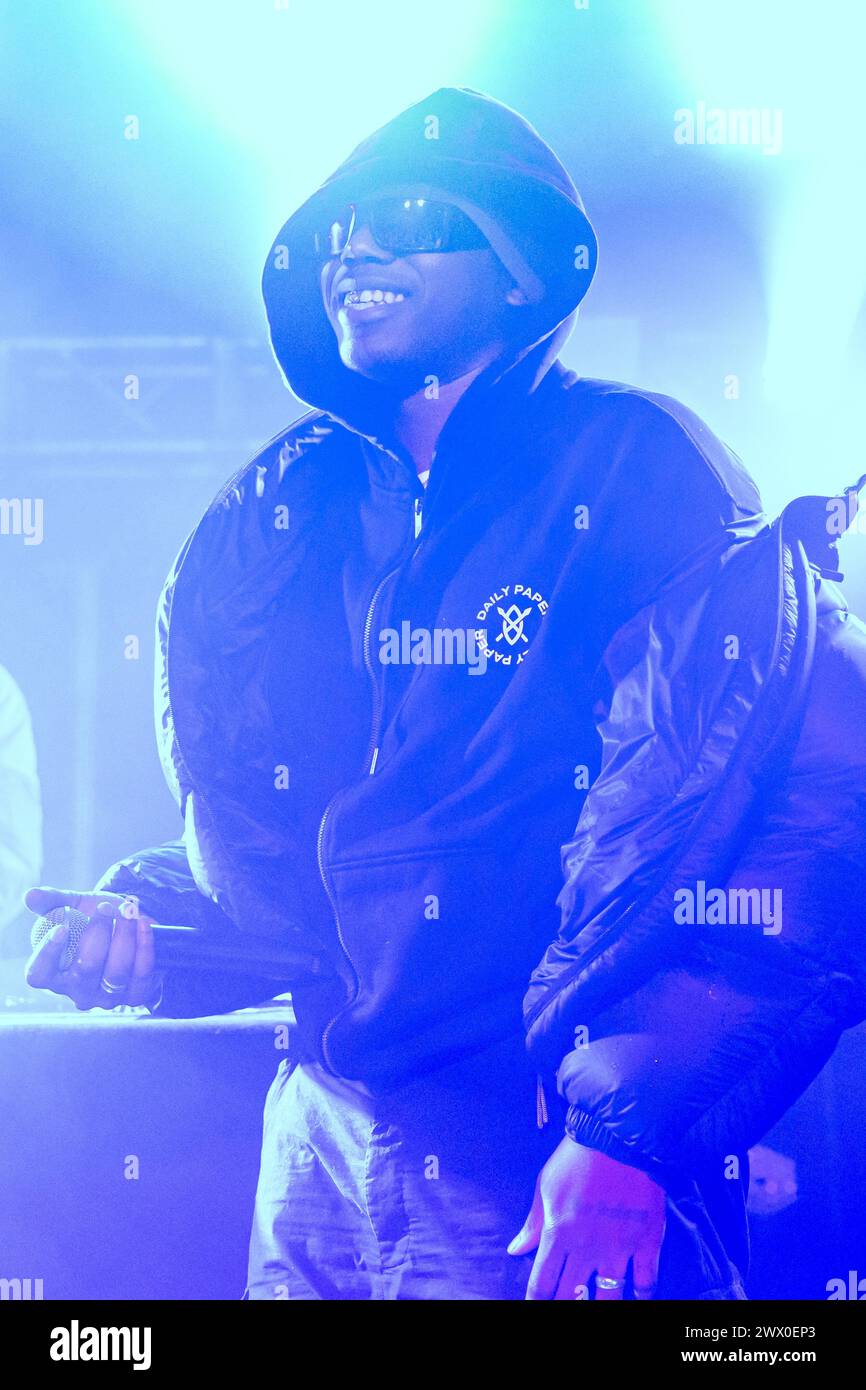 English rapper Lord Apex performs live at Circolo Magnolia in Milano ...