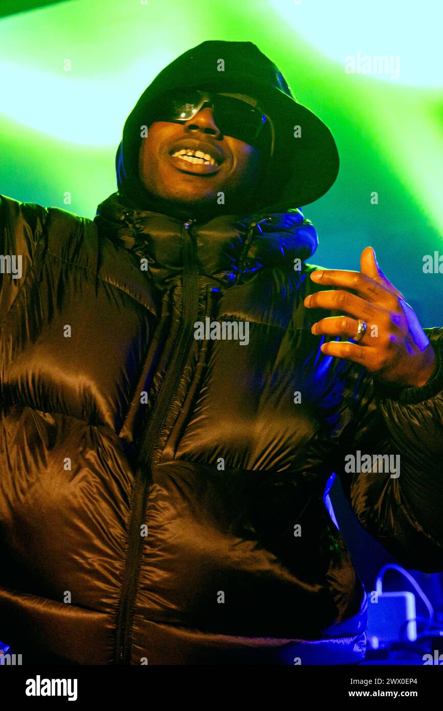 English rapper Lord Apex performs live at Circolo Magnolia in Milano ...