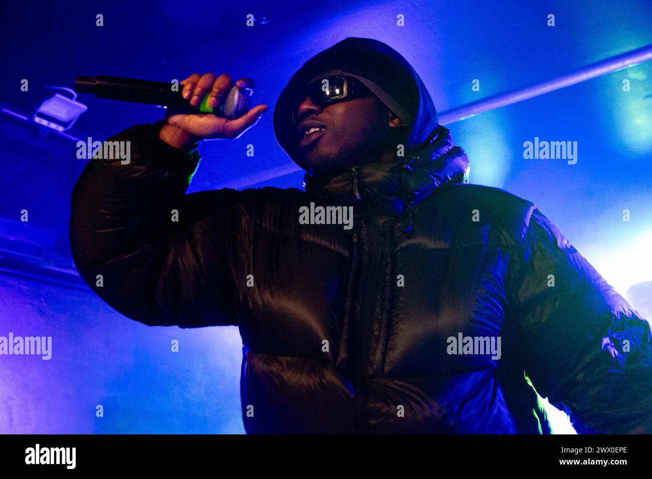 English rapper Lord Apex performs live at Circolo Magnolia in Milano ...
