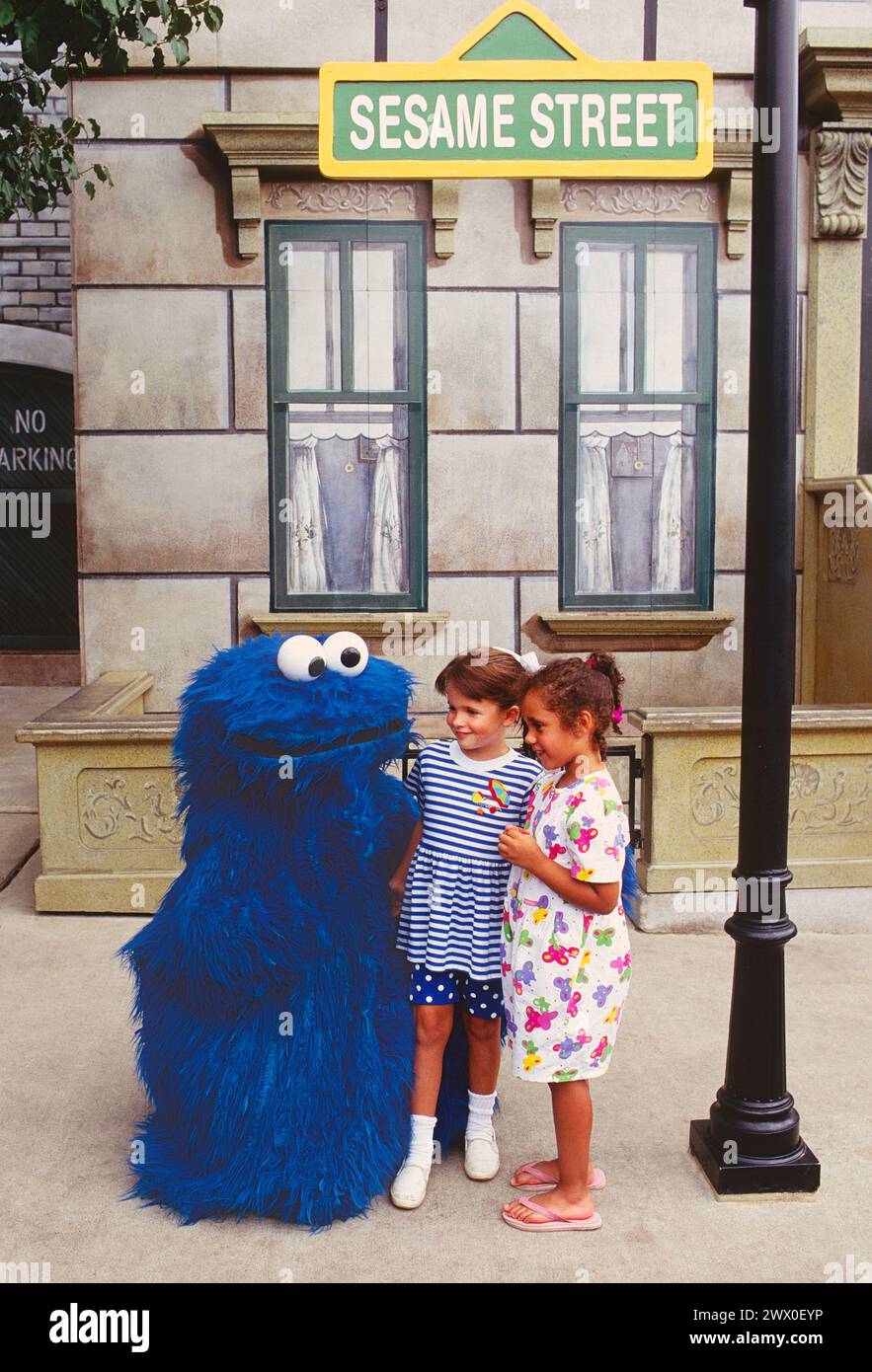 "COOKIE MONSTER" & CHILDREN AT SESAME PLACE; FAMILY ACTIVITY PARK ...