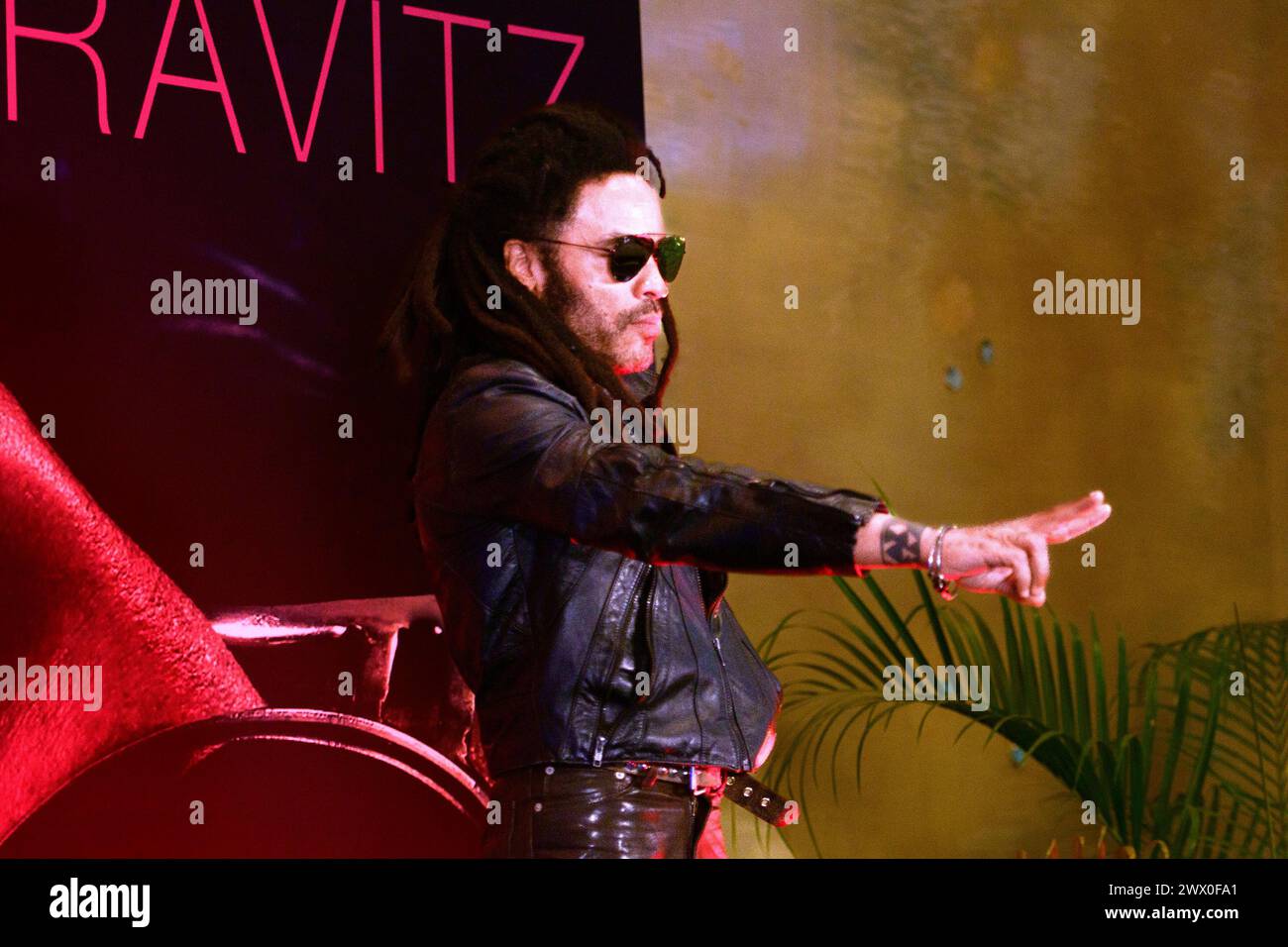 March 26, 2024, MéXico City, Mexico City, Mexico: American artist Lenny ...