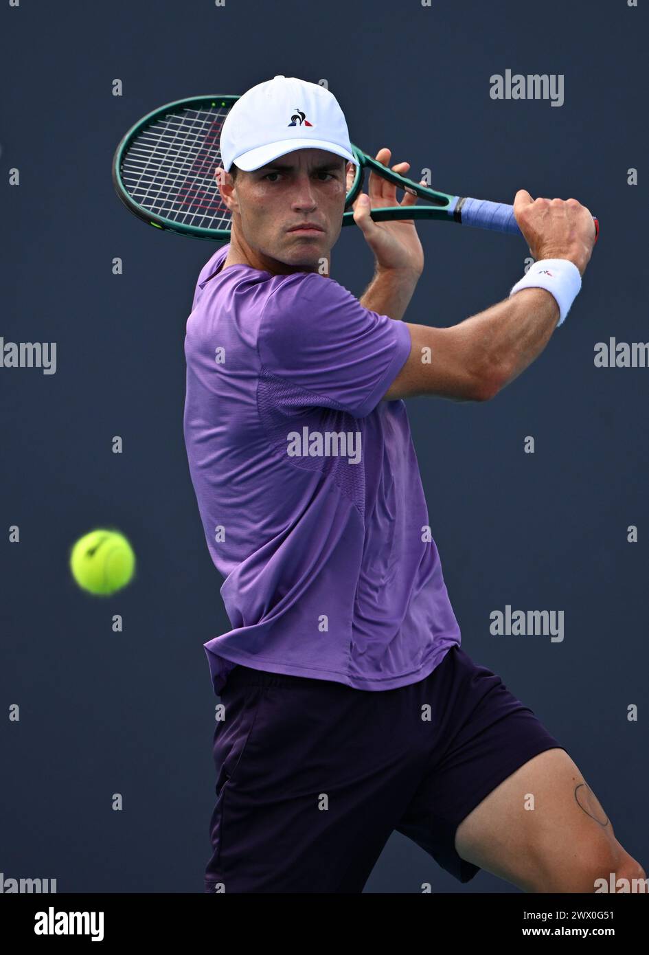 Miami Gardens FL, USA. 26th Mar, 2024. Jannik Sinner Vs Christopher O'Connell during The Miami ...