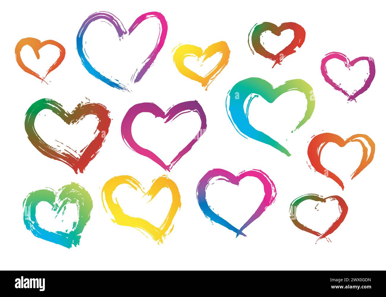 Tracing heart Stock Vector Images - Alamy