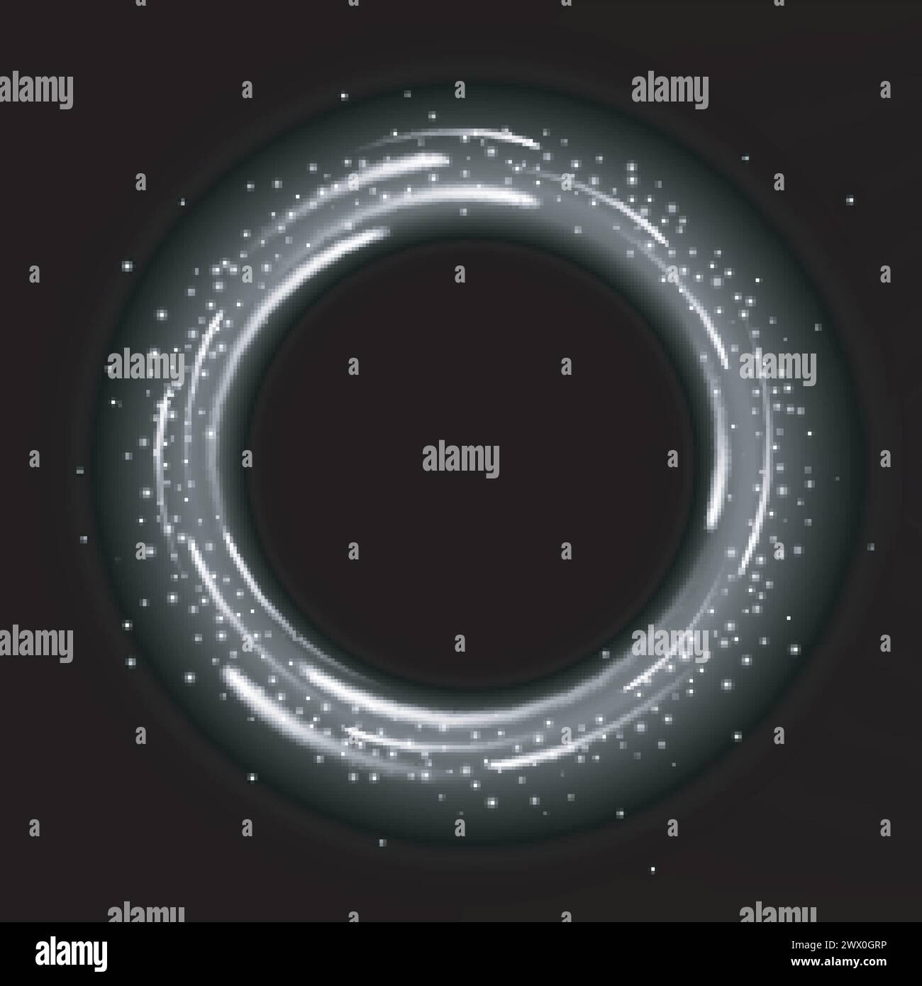 Round White Light Shiny with Sparkles, Suitable For Product Advertising ...