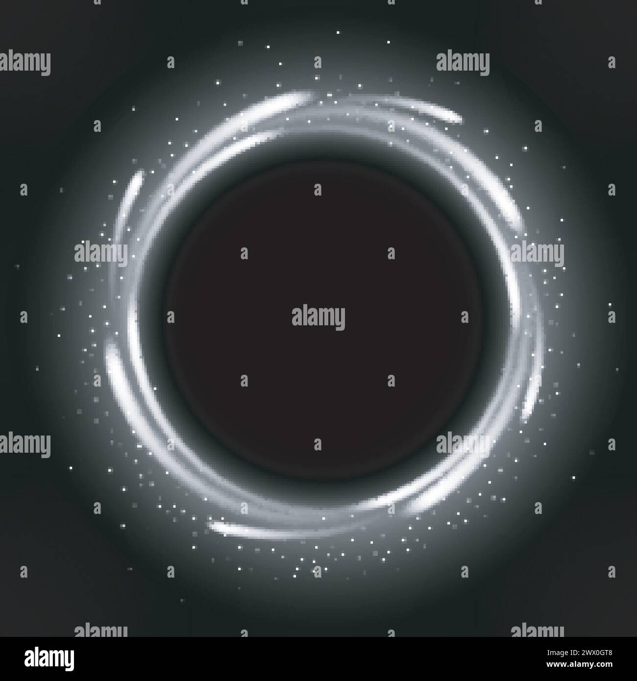 Round White Light Shiny with Sparkles, Suitable For Product Advertising ...