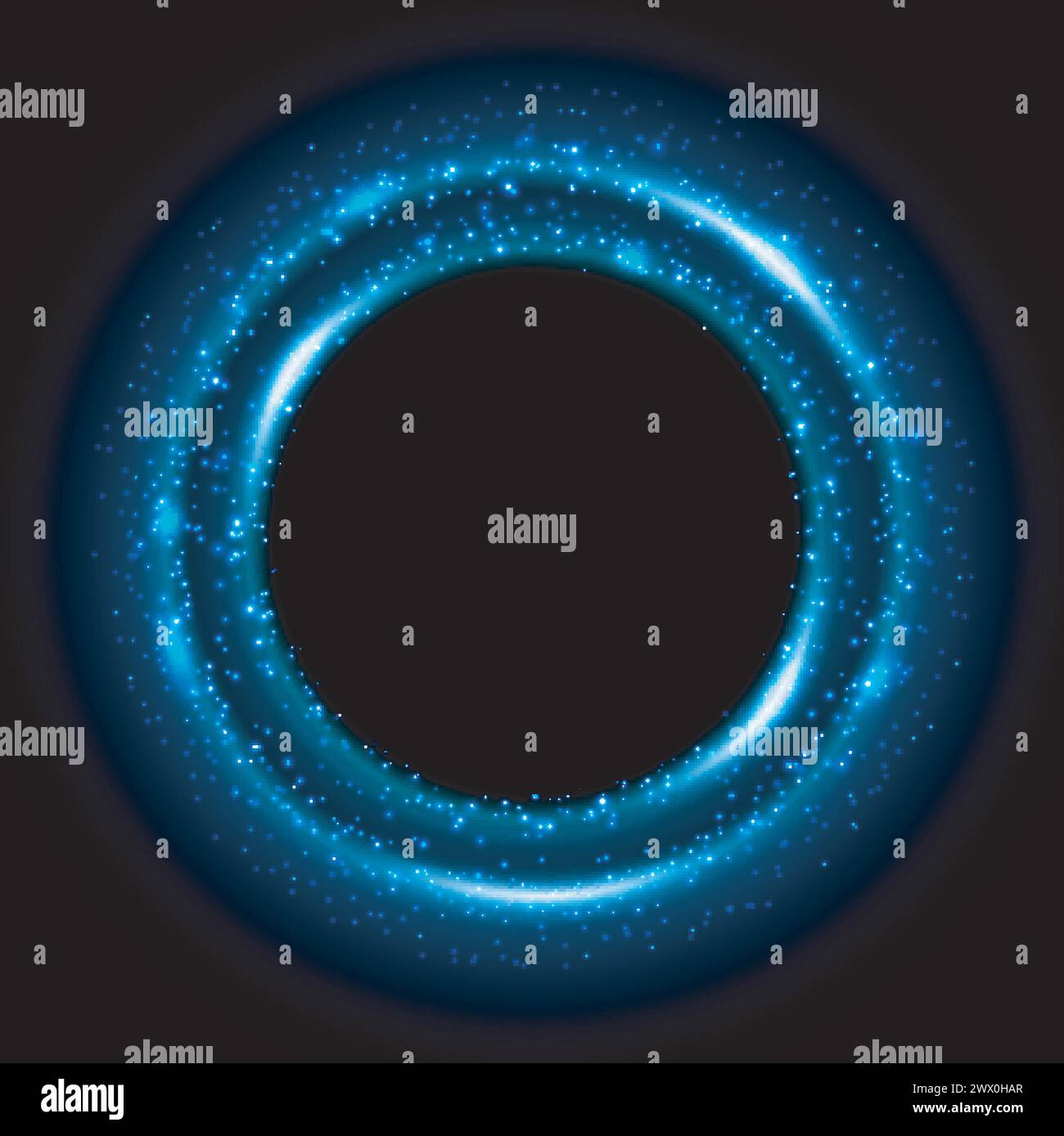 Round Blue Light Shiny with Sparkles, Suitable For Product Advertising ...