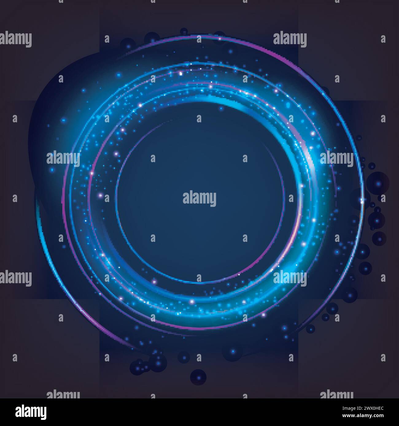 Rotating Blue Light Shiny with Sparkles, Suitable For Product ...