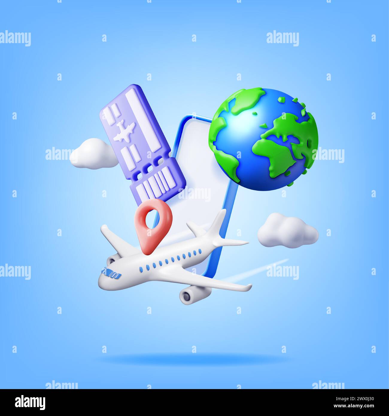 Mobile online ticket icon Stock Vector Images - Alamy