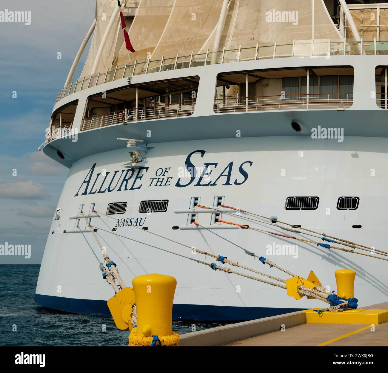 COCO CAY, BAHAMAS - February 1, 2024: Coco Cay is a port located in the ...